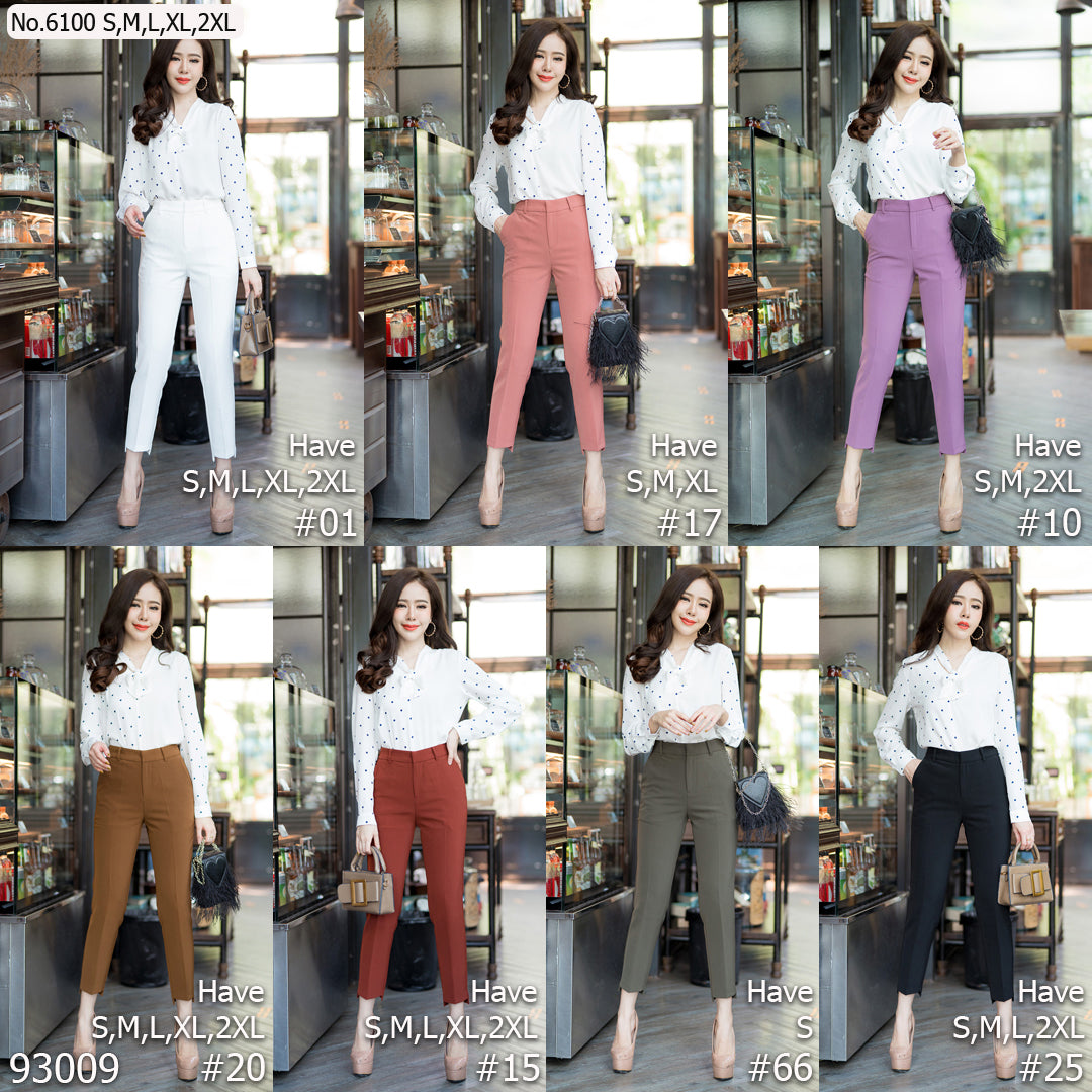 Maristar : No.6100 กางเกงขายาว 9ส่วน | Cropped Pants – Miss Daisy Group