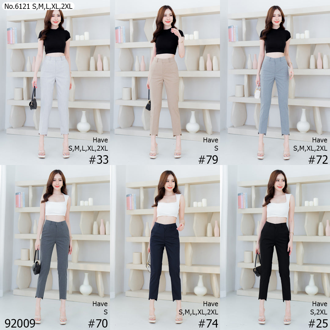 Maristar : No.6121 กางเกงขายาว 9ส่วน | Cropped Pants – Miss Daisy Group