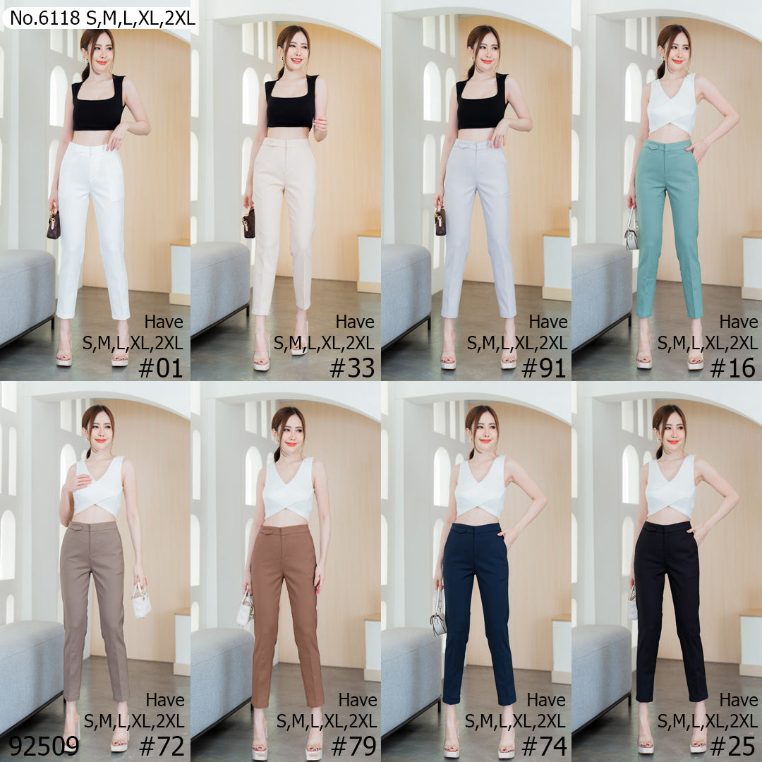 Maristar : No.6118 กางเกงขายาว 9ส่วน | Cropped Pants – Miss Daisy Group