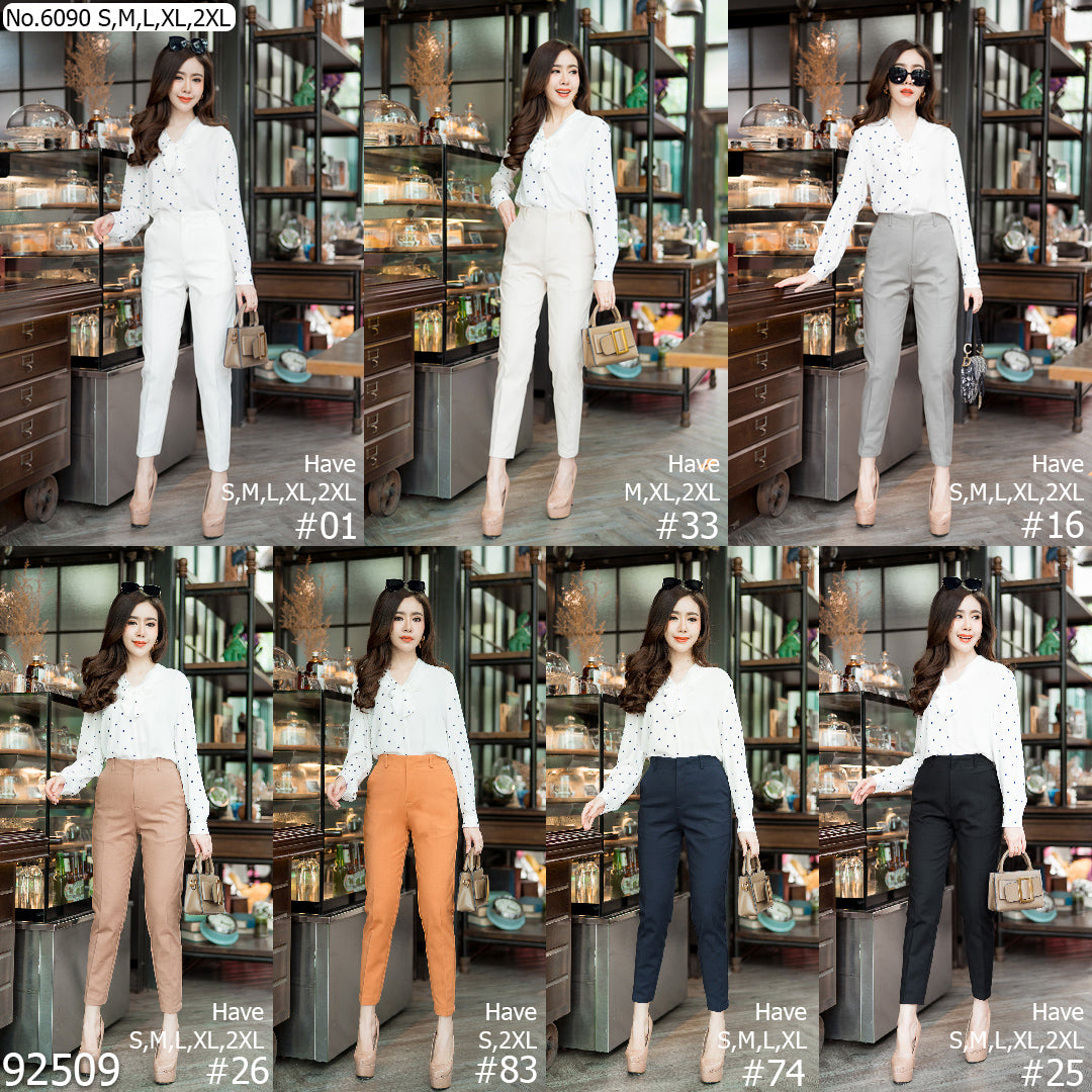 Maristar : No.6090 กางเกงขายาว 9ส่วน | Cropped Pants – Miss Daisy Group